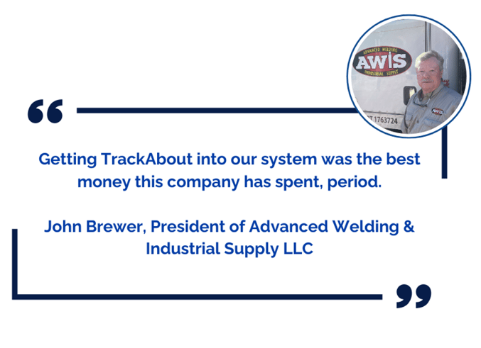 TrackAbout Transforms Tracking for Advanced Welding & Industrial Supply