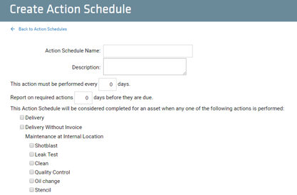 Feature Spotlight: Maintenance Action Schedules