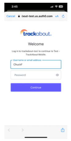 Important TrackAbout Login Changes
