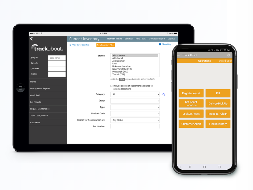 Tracking Software for the Gas Industry - TrackAbout